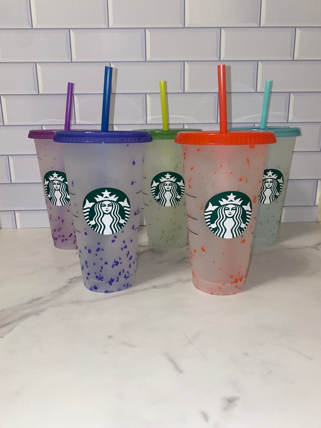 NEW LIMITED EDITION Starbucks 2021 Color Changing Cold Cups - Etsy
