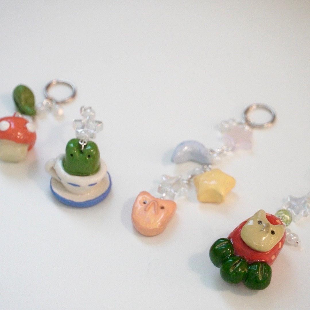 Handmade Charm Keychain - Etsy