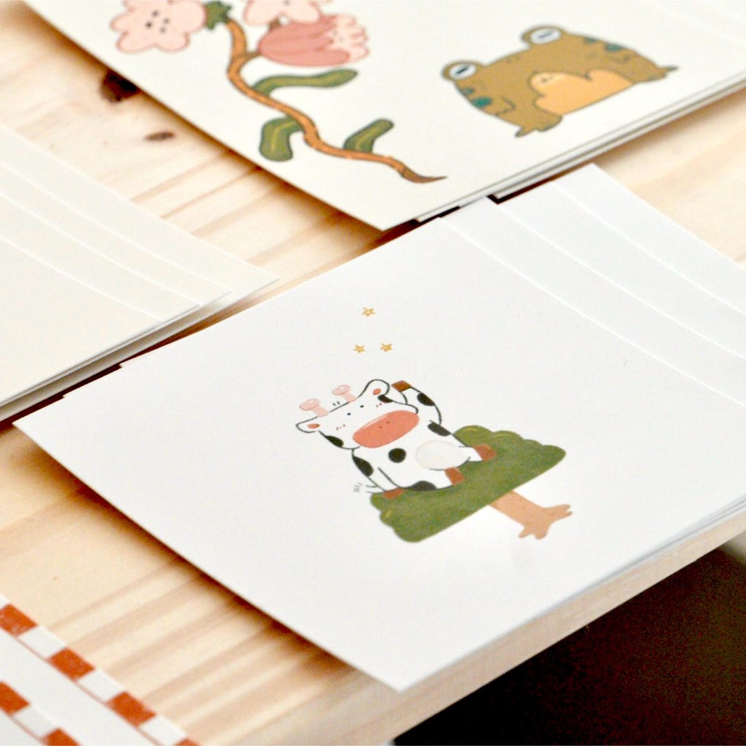 Starry Cow Print - Etsy