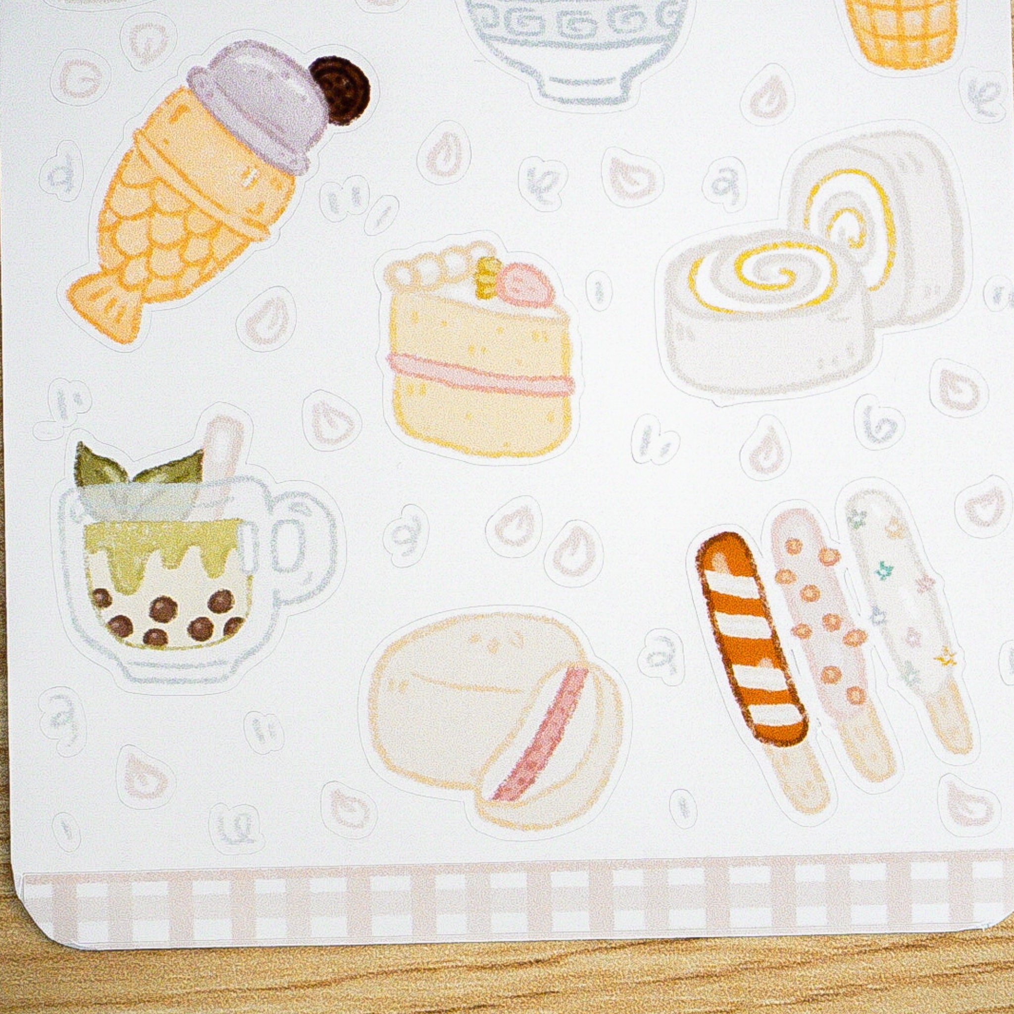 Pastel Dessert Sticker Sheet - Etsy