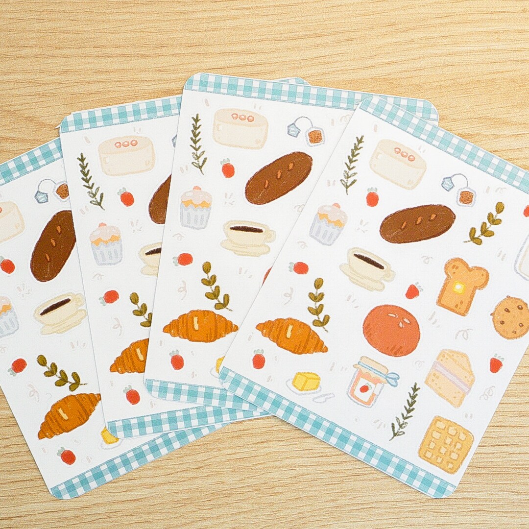Cafe Sticker Sheet - Etsy