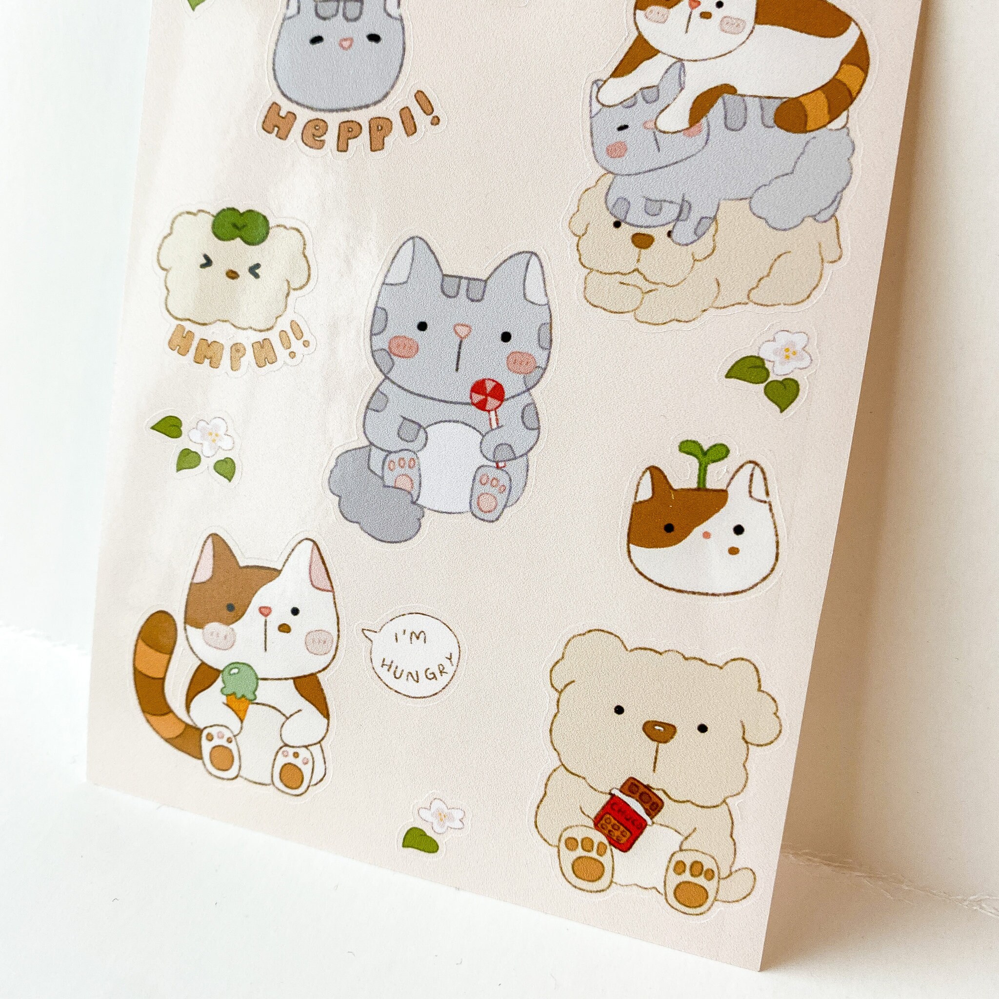 Cute Pastel Sticker Sheet - Etsy