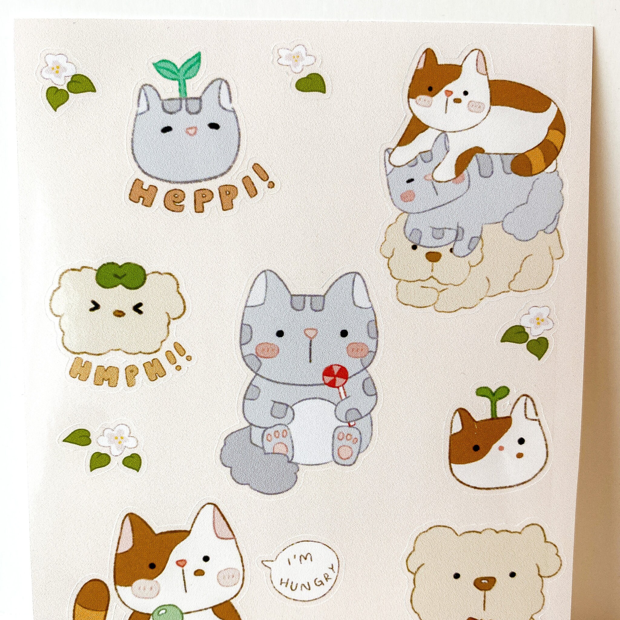 Cute Pastel Sticker Sheet - Etsy