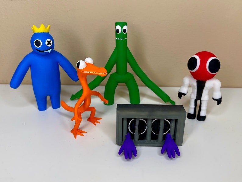 Roblox Rainbow Friends Figurines 3D Printed - Etsy