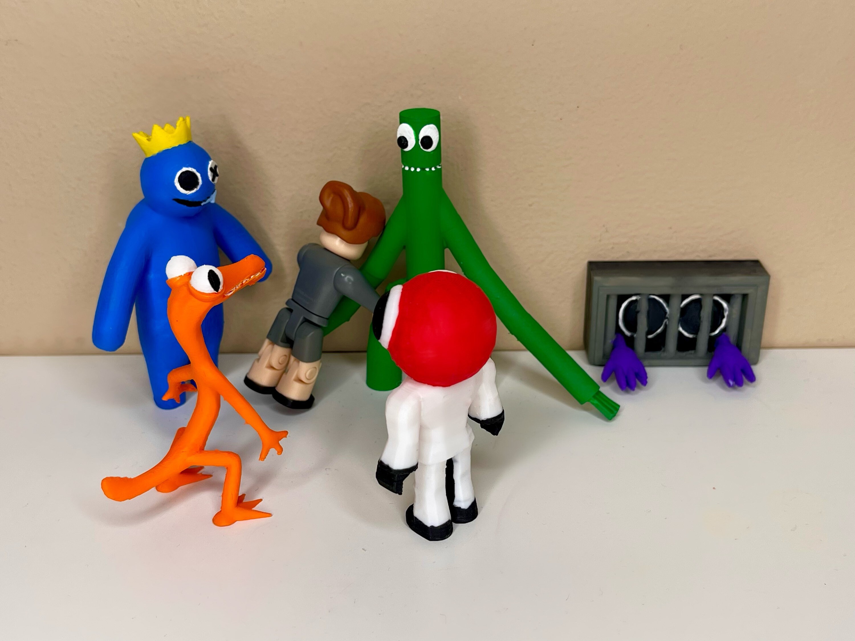 Roblox Rainbow Friends Figurines 3D Printed - Etsy India