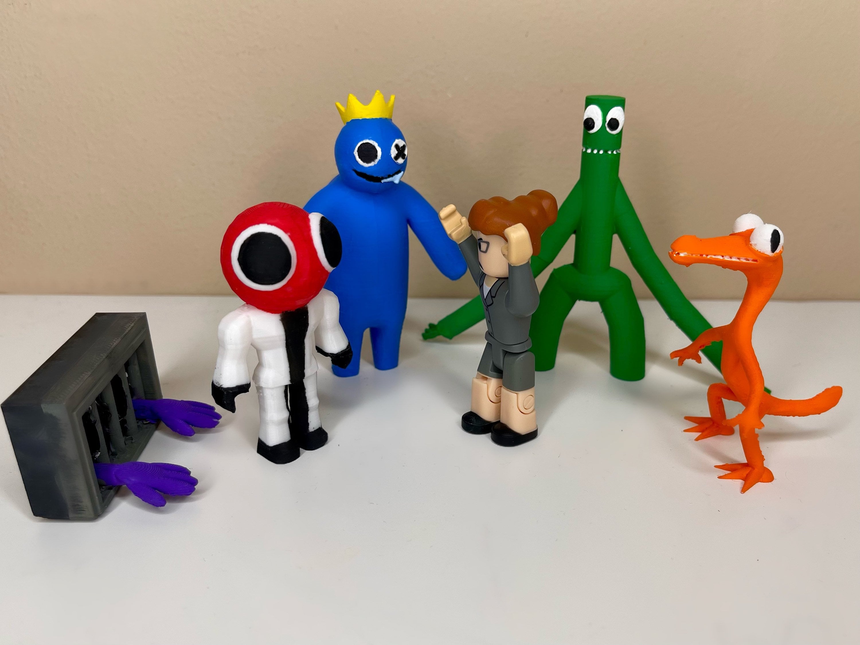 Roblox Rainbow Friends Figurines 3D Printed - Etsy Israel