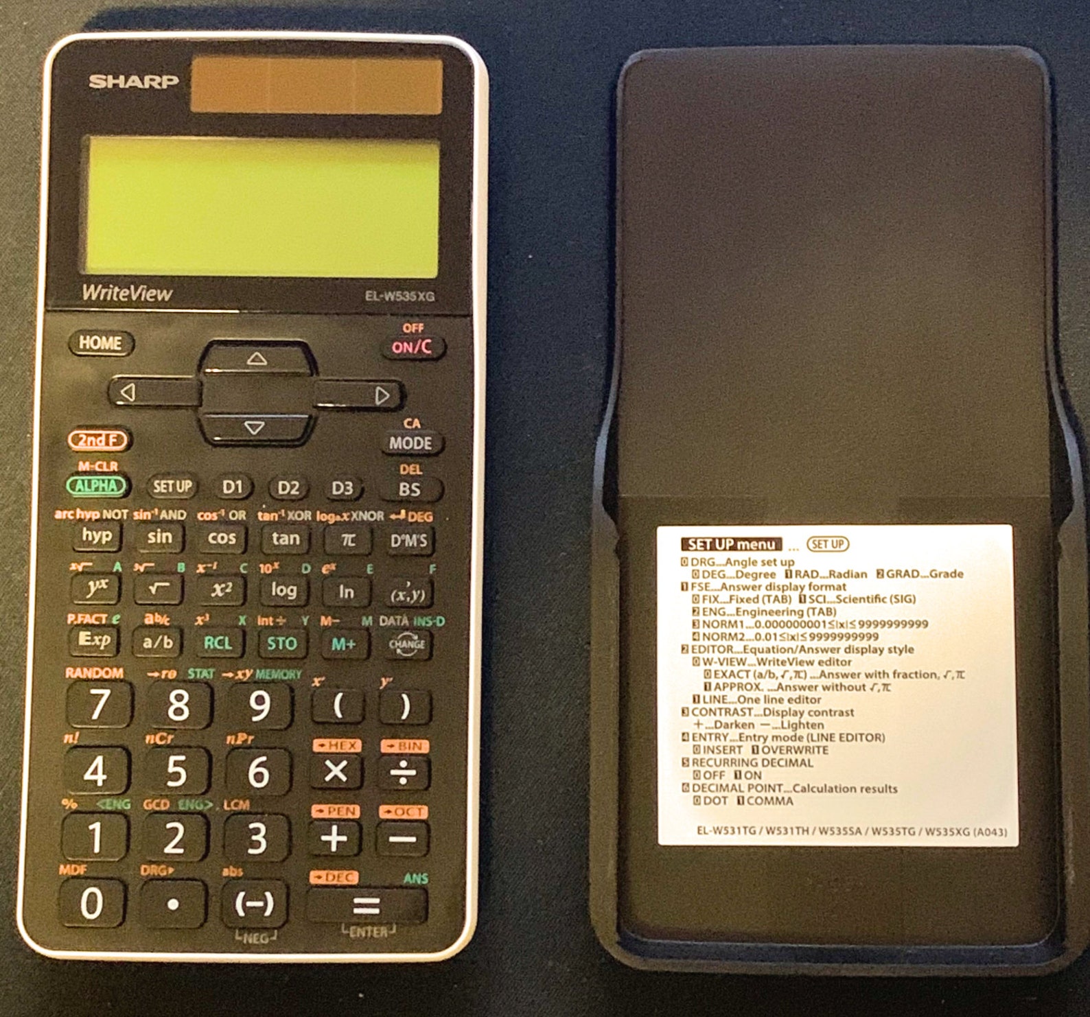 Sharp Electronics Write View Scientific Calculator With 4-line - Etsy UK