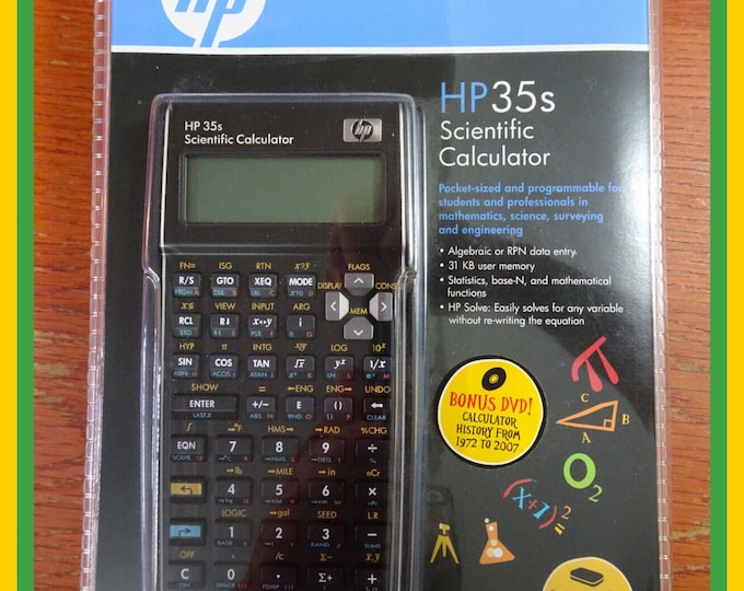 New Hp 35s Scientific Calculator in Sealed Box With Full User Guide ...
