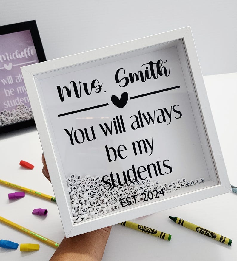 Impact Jar| Impact Shadow Box| Teacher Gift | Students Impact| Teacher ...