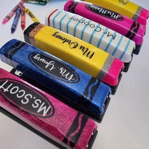 Personalized Stapler|teacher Stapler|pencil Stapler|glitter Stapler ...