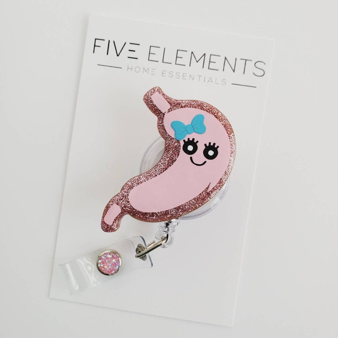 Stomach Badge Reel | Cute Badge Reels | ID Badge Reel | Gift ...