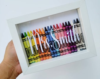 Teacher Box Frame Gift - Etsy
