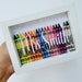 Teacher Crayon Wall Art| Crayon Shadow Box |teacher Crayons Shadow Box ...