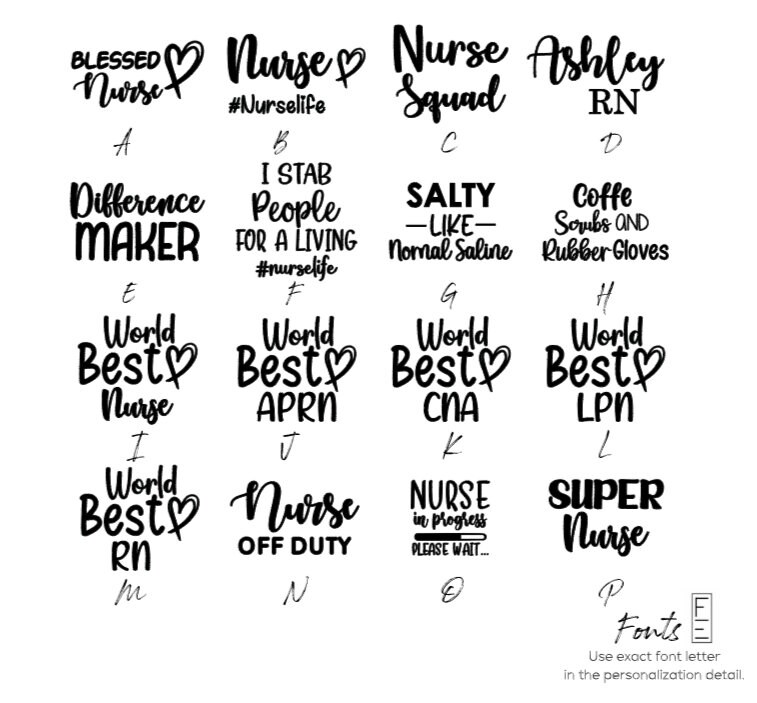 Personalized Nurse Magnets| Custom Magnets| Heart Magnets |RN | Dr ...