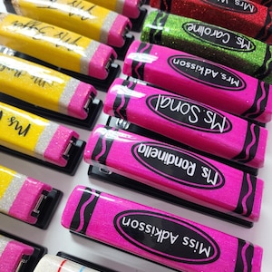 Personalized Stapler|teacher Stapler|pencil Stapler|glitter Stapler ...