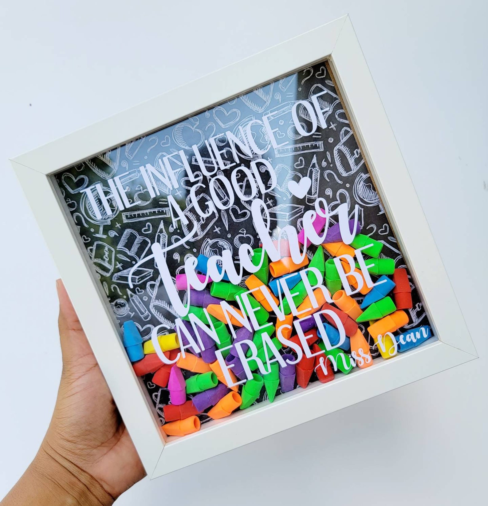 The Influence of a Good Teacher Can't Never Be Erased| Eraser Shadow ...