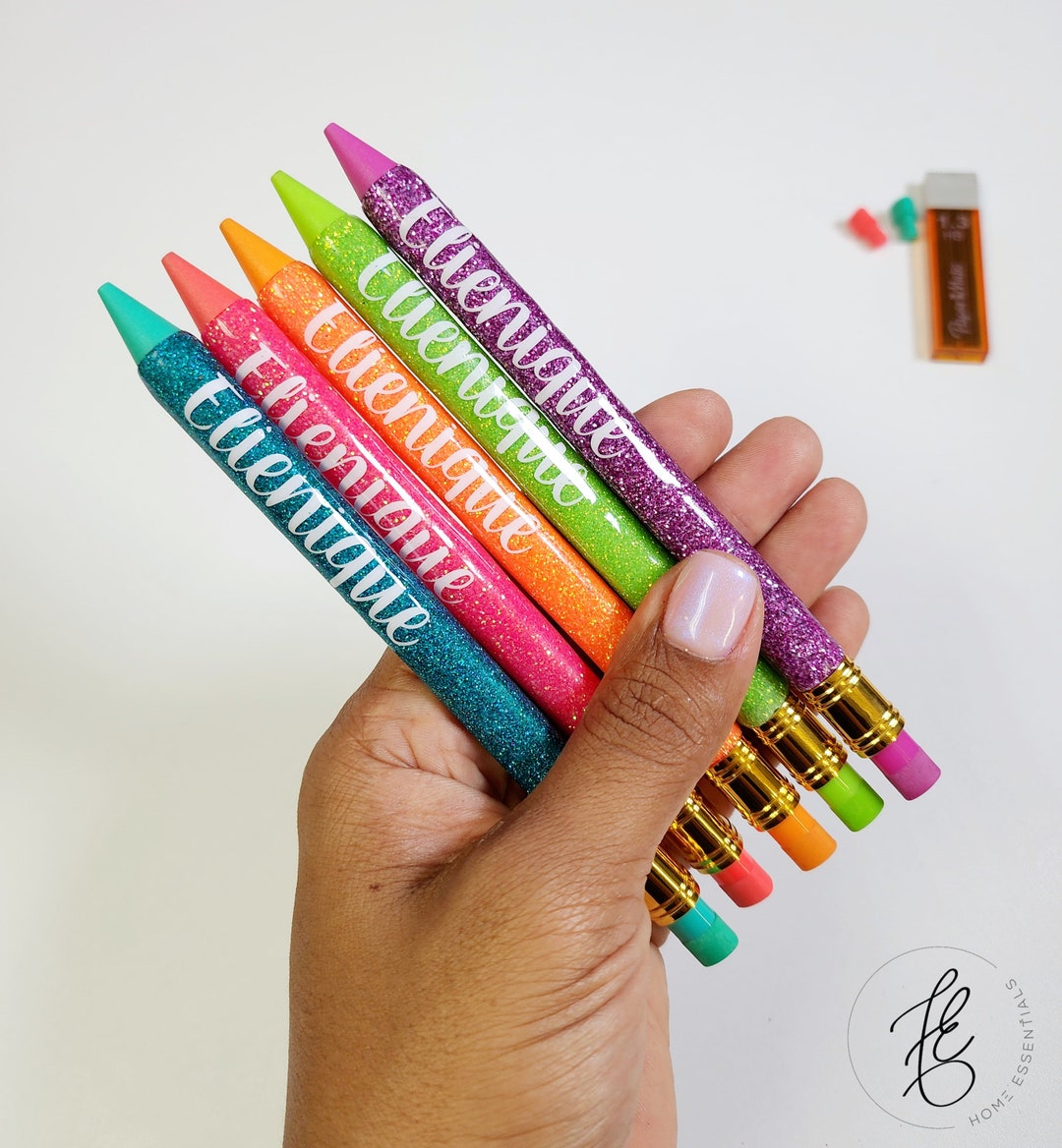 Glitter Pencils | Personalized Glitter Pencils |custom Glitter Pencils ...