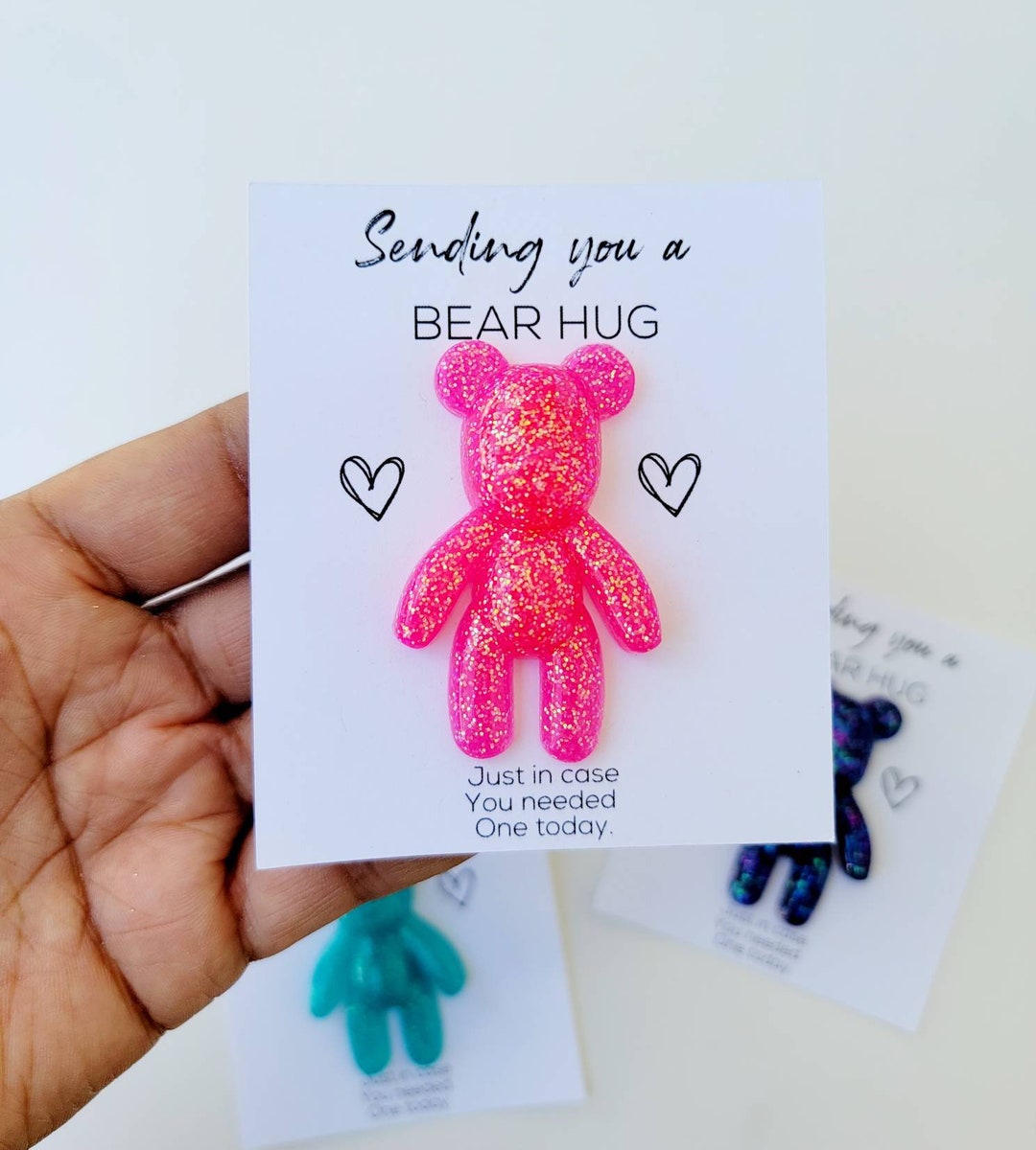 Bear Hug| Pocket Hug| Resin Bear| Mini Bear Hug| Act of Kindness| Long ...