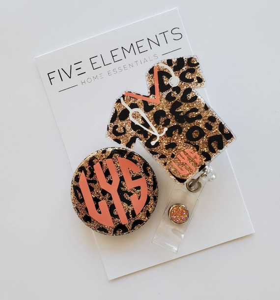 Cute Gift Box Glitter Pen and Badge Reel Gift Duo Glitter - Etsy