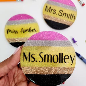 Personalized Coaster|teacher Coaster|pencil Coaster|paperweight ...