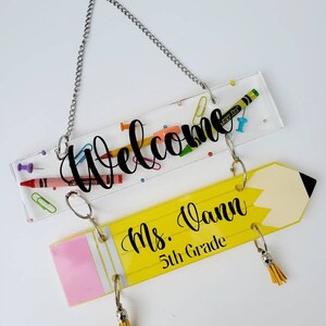 Personalized Classroom Door Signcustom Sign Teachers Gift Educators ...