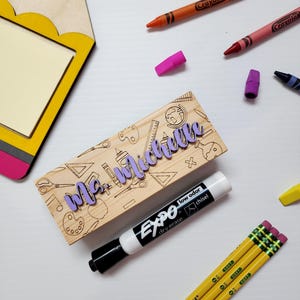 Personalized Board Eraser|eraser|glitter Eraser|cute Teacher Gift ...