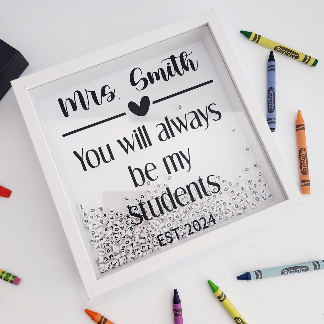 Impact Jar| Impact Shadow Box| Teacher Gift | Students Impact| Teacher ...