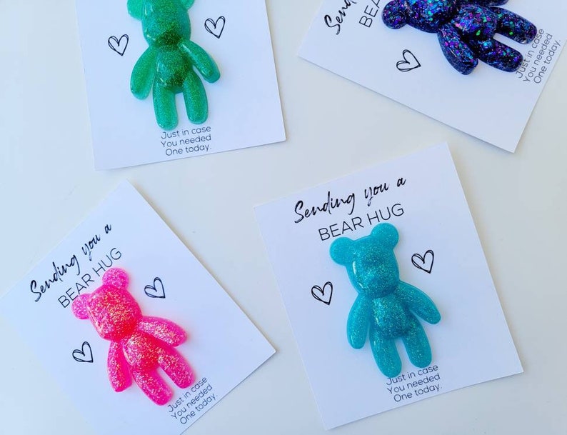 Bear Hug| Pocket Hug| Resin Bear| Mini Bear Hug| Act of Kindness| Long ...