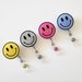 Happy Face Badge Reel|cute Badge Reels|gift| Retractable ID Badge ...
