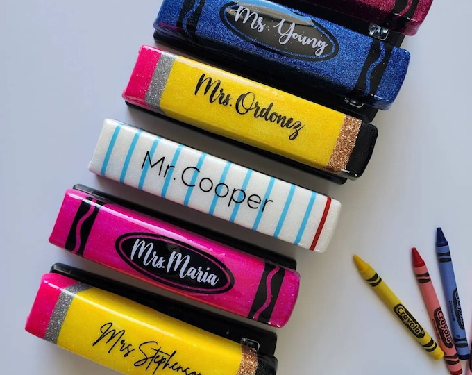 Personalized Stapler|teacher Stapler|pencil Stapler|glitter Stapler ...