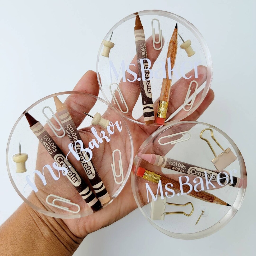 Personalized Teacher Appreciation Boho Coasters| Custom Coasters| Back ...