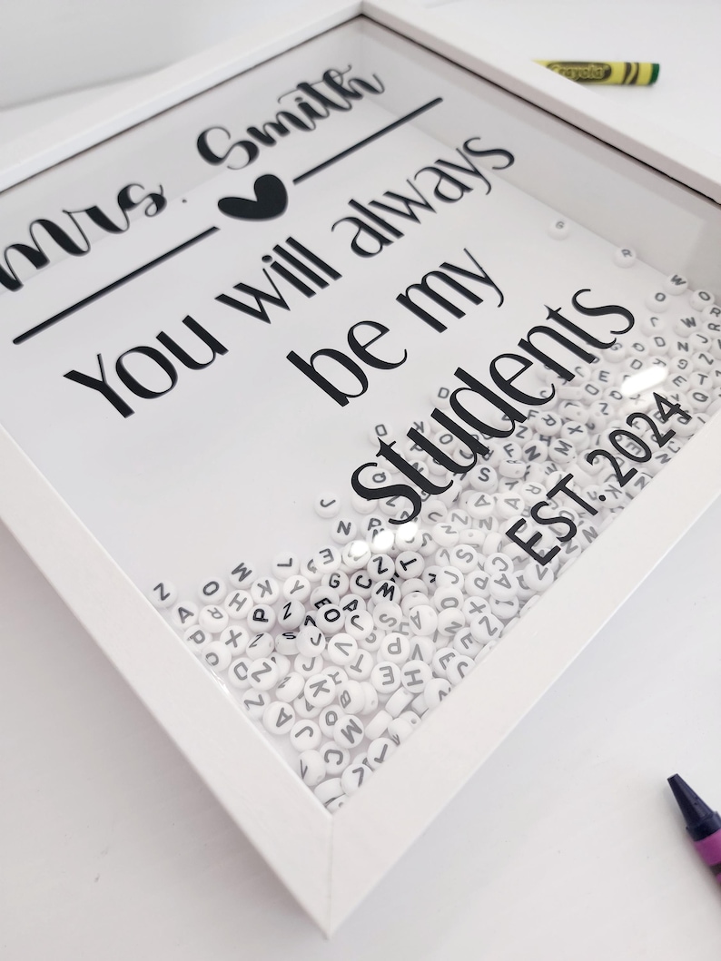 Impact Jar| Impact Shadow Box| Teacher Gift | Students Impact| Teacher ...