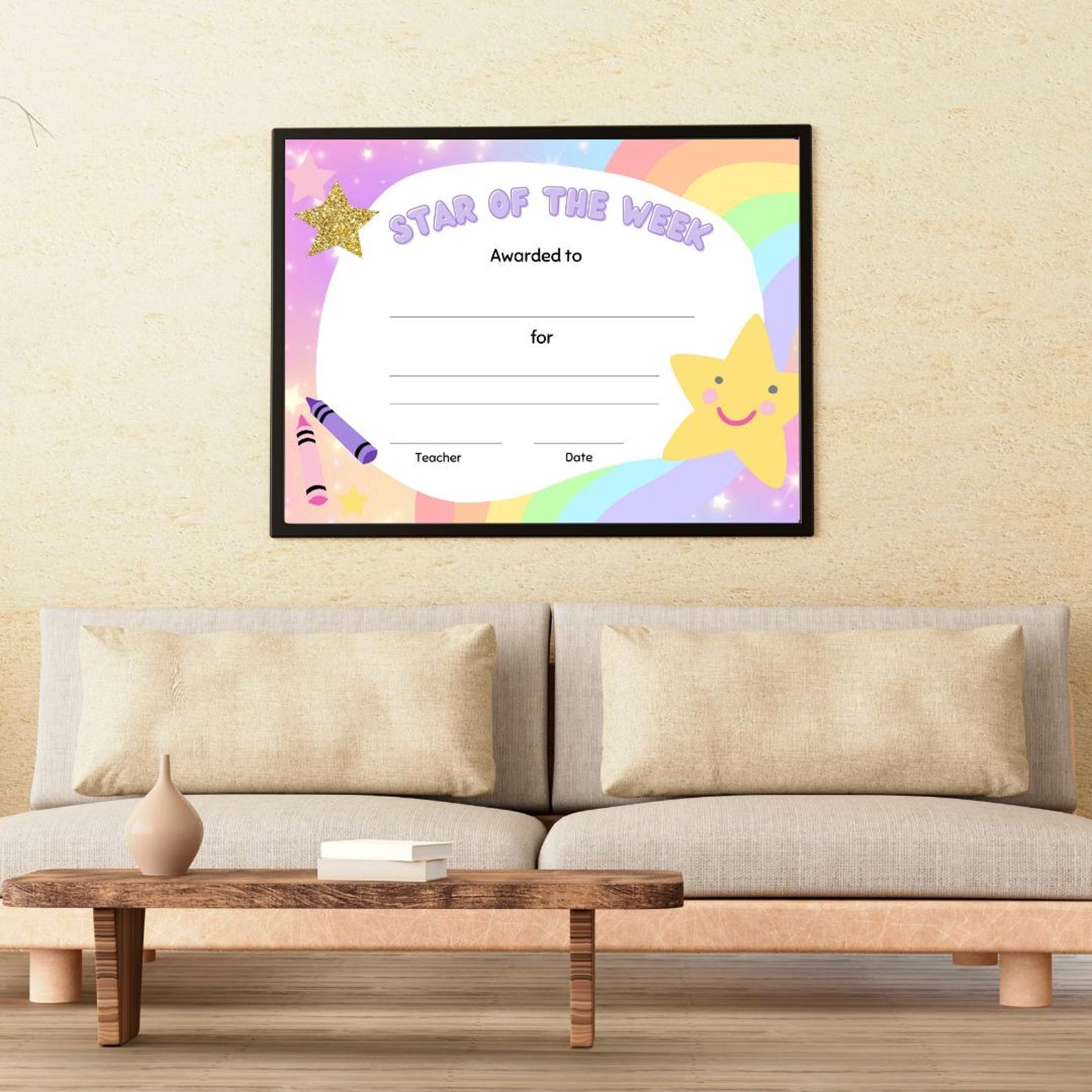 Star of the Week School Assembly Certificate: Potty Training, Positive ...