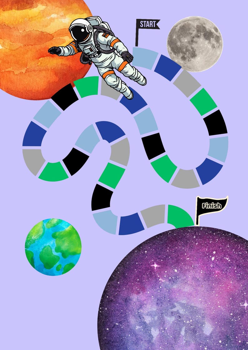 Astronaut Reward Chart, Toilet Training Sticker Chart, Positive ...