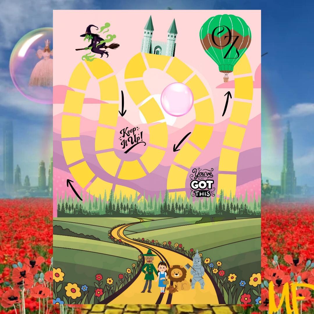 Wizard Oz Reward Chart: Kids' Behavior, Potty Training (PDF Digital ...
