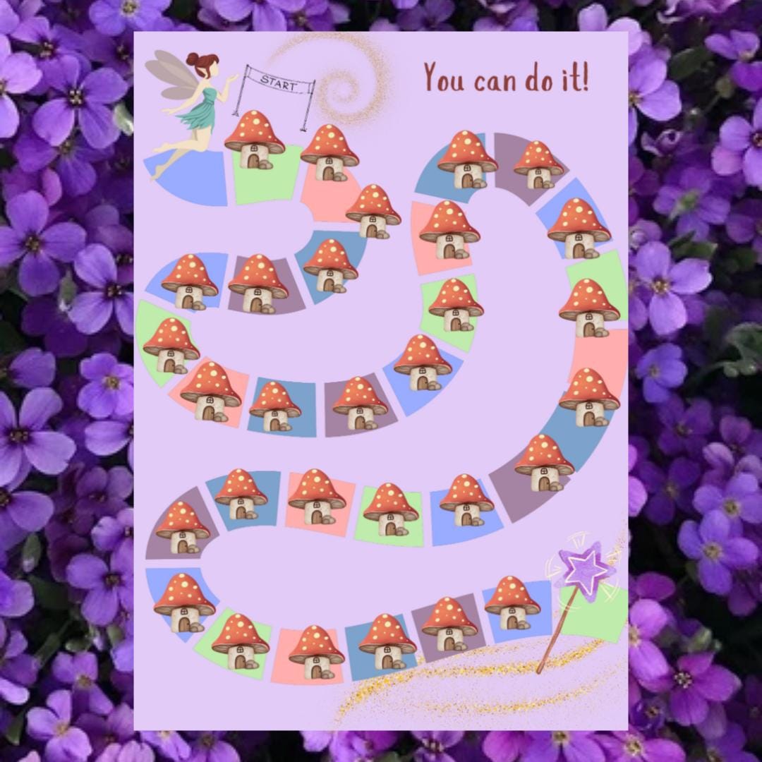 Fairy Reward Chart: Kids' Positive Behavior, Potty Training (PDF ...