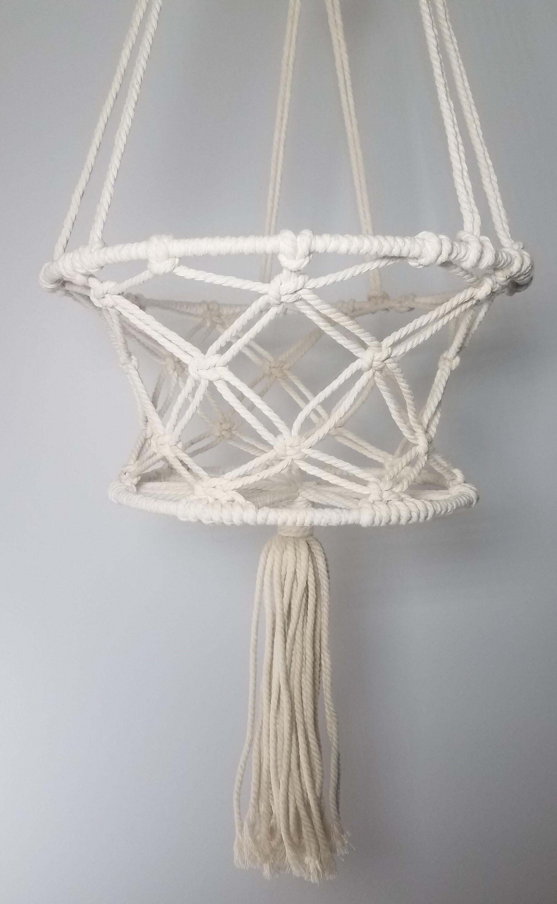 Hanging Macrame Baskets - Etsy