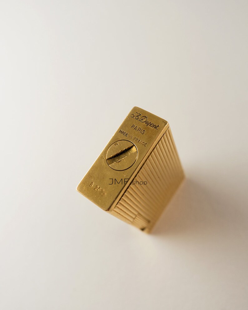18k 750 Solid Gold S.T. Dupont Lighter Ligne 1 Vintage Rarity ...