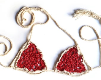 Crochet Sexy Bra - Etsy