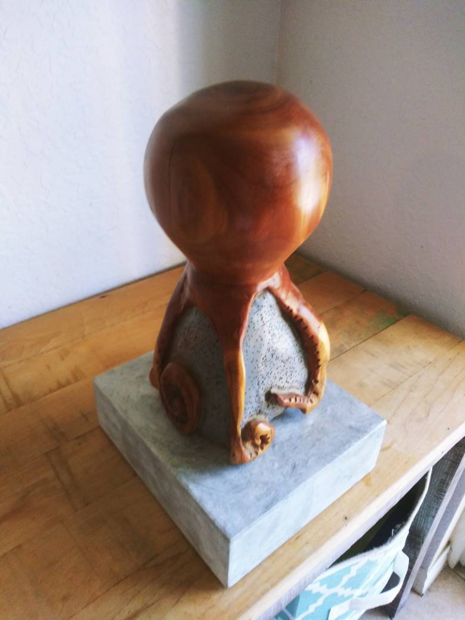 Octopus Wood Carving - Etsy