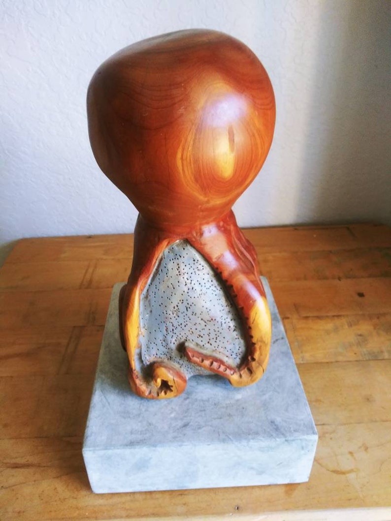 Octopus Wood Carving - Etsy