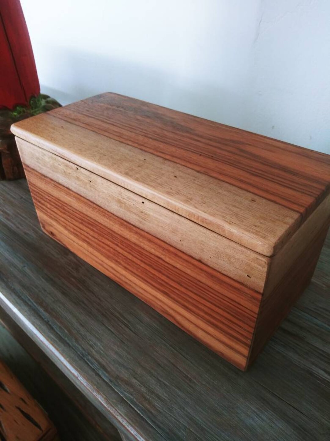 Butternut Wood Hinged Box - Etsy