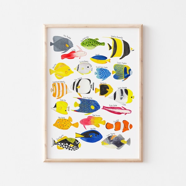 Fish Poster - Etsy