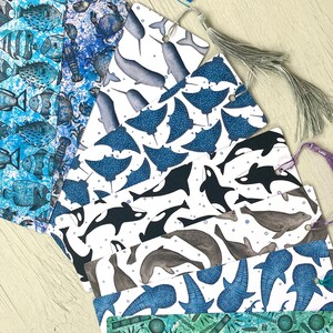 Whale Shark Plankton Double Sided Bookmark | Quirky Ocean Creature ...
