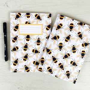 Bumblebee A5 Recycled Notebook 48 Pages Plain Paper Bee Notebook Bee ...