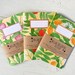 Citrus Fruit Notebooks Orange Lemon Peach 48 Plain Page Notebook Floral ...