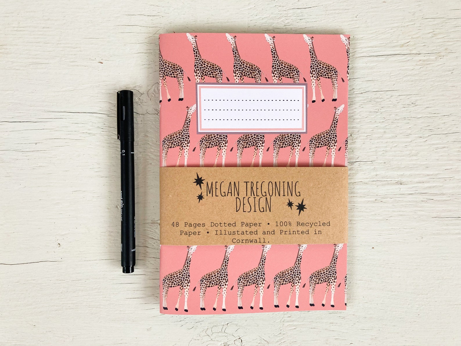 Giraffe A5 Recycled Notebook Animal Exercise Book 48 Pages - Etsy UK