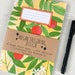 Citrus Fruit Notebooks Orange Lemon Peach 48 Plain Page Notebook Floral ...