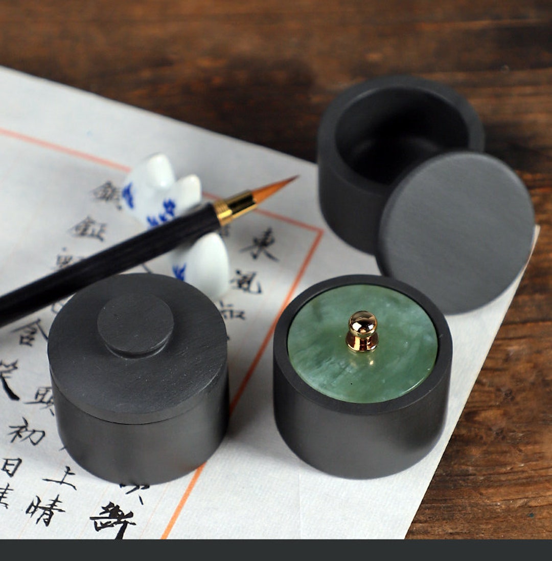 Inkstone Chinese Calligraphy Inkstone With Cover for - Etsy