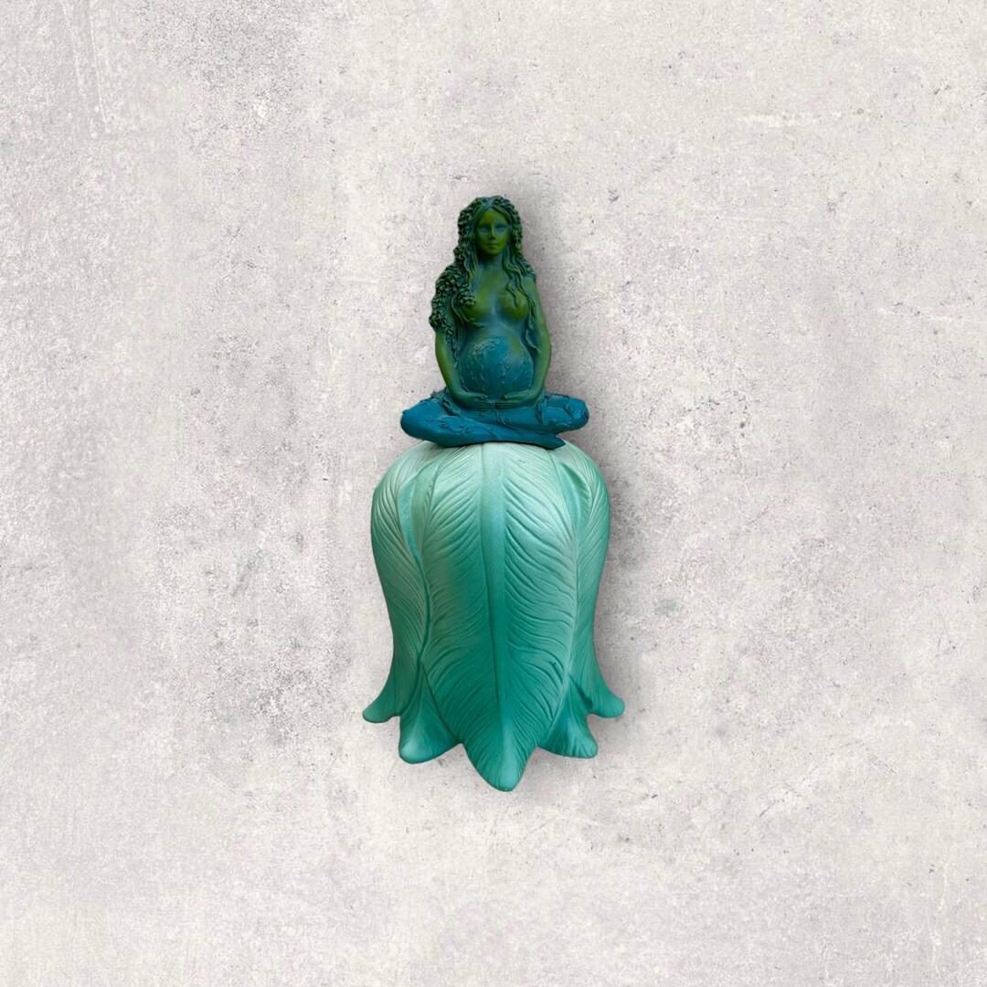 Vintage Gaia Hand Bell - Mother Gaia Earth Goddess - Etsy